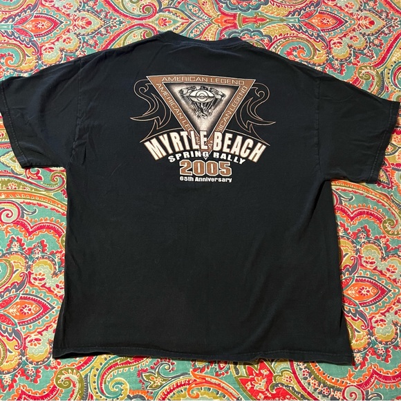 Delta Burke | Shirts | 205 Myrtle Beach Spring Rally Biker Tee | Poshmark